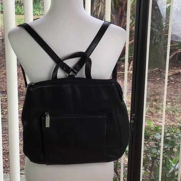 HOBO | Bags | Hobo International Black Leather Backpack Purse | Poshmark